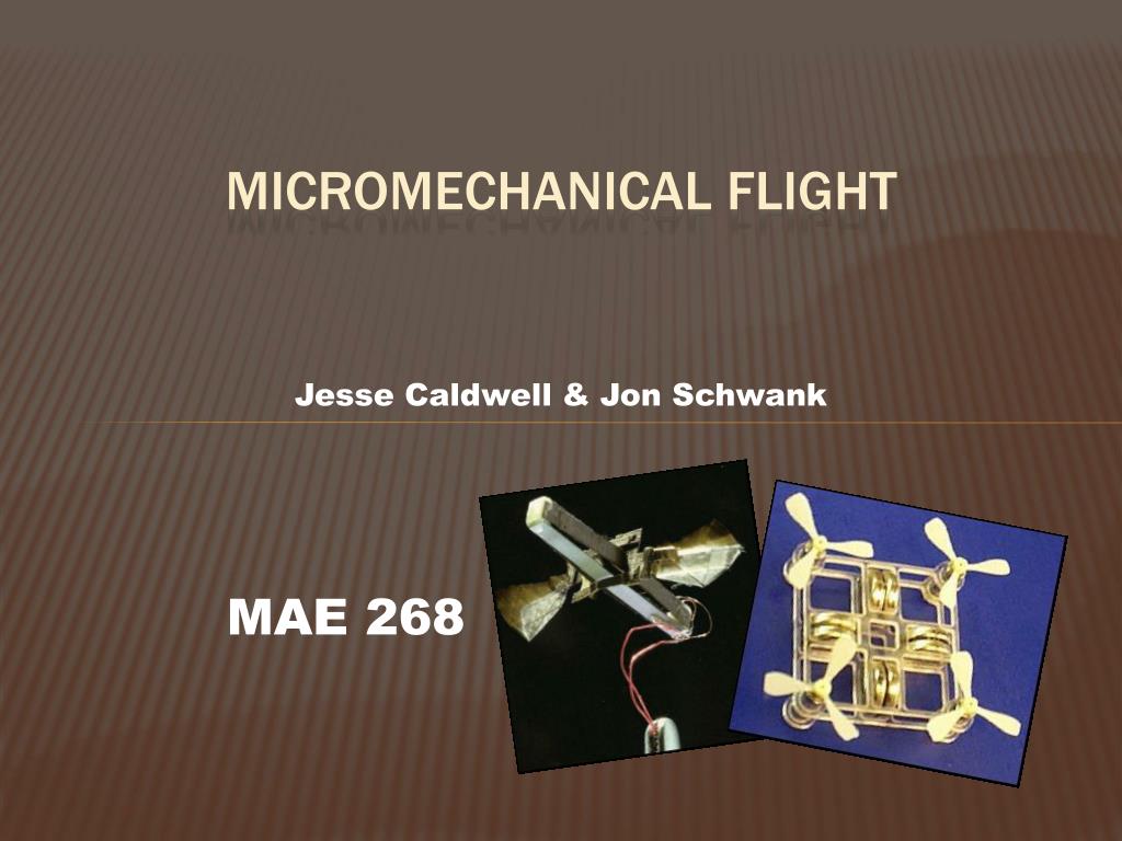PPT - Micromechanical Flight PowerPoint Presentation, free download ...