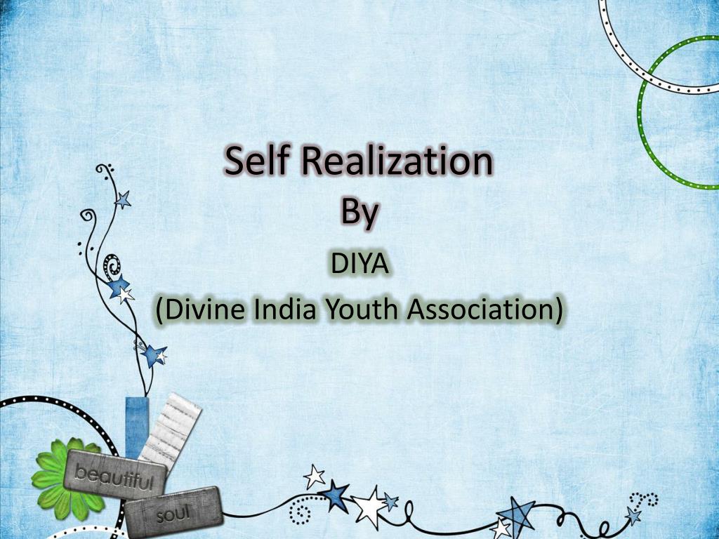 PPT - Self Realization By PowerPoint Presentation, free download - ID ...