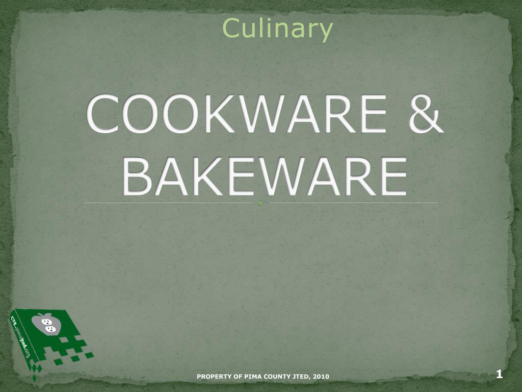 PPT - COOKWARE & BAKEWARE PowerPoint Presentation, free download - ID ...