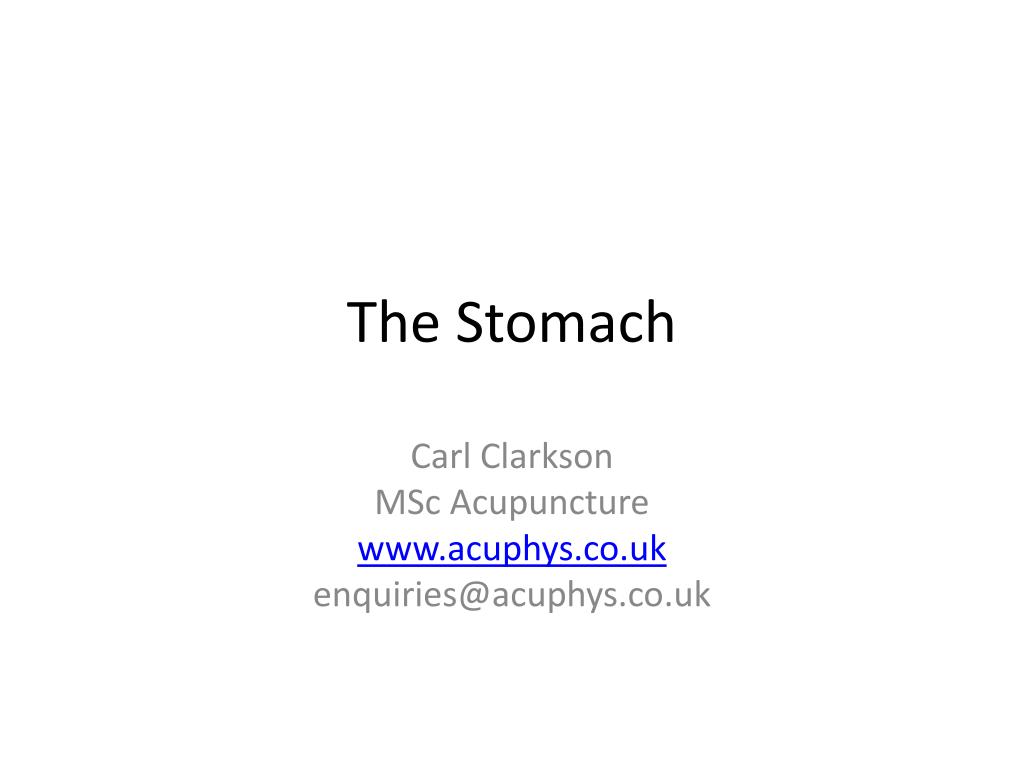 PPT - The Stomach PowerPoint Presentation, free download - ID:2034213