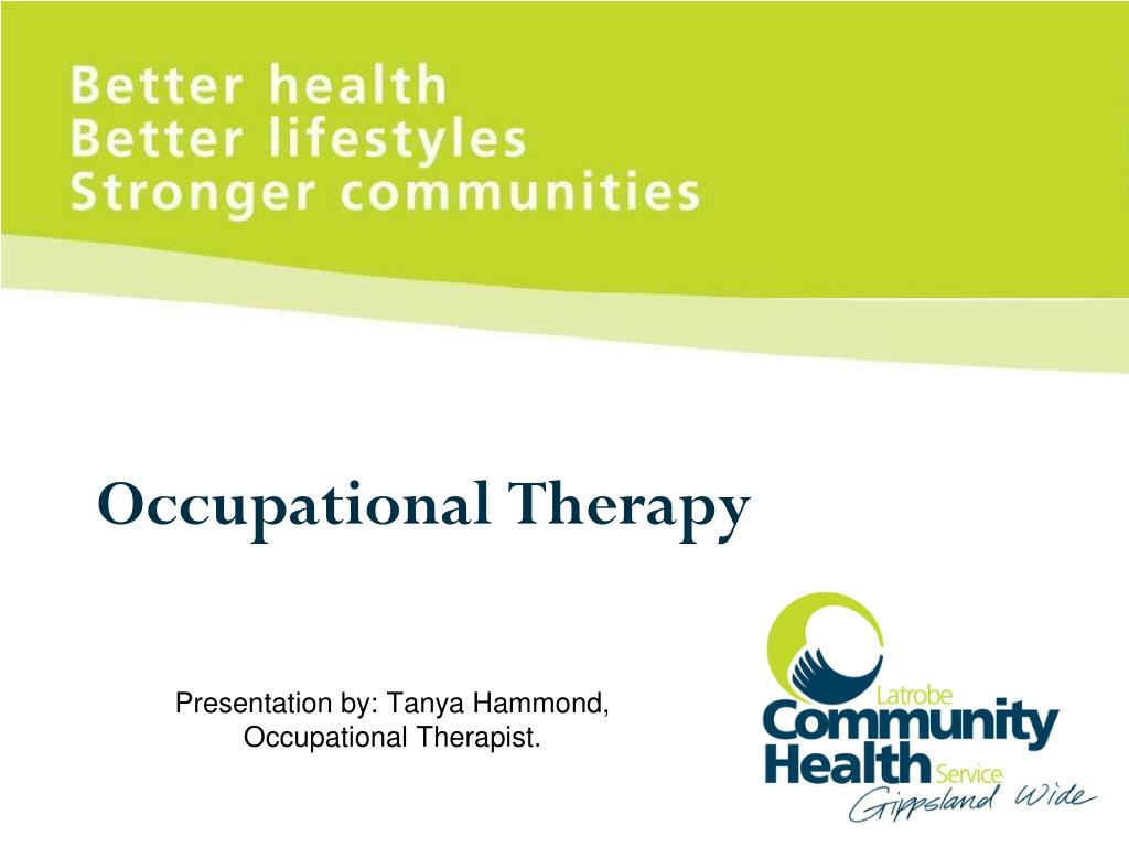 PPT - Occupational Therapy PowerPoint Presentation, free download - ID ...