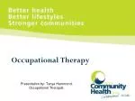 PPT - Occupational Therapy PowerPoint Presentation, free download - ID ...