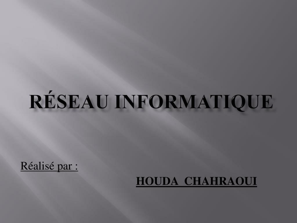 PPT - Réseau informatique PowerPoint Presentation, free download - ID ...