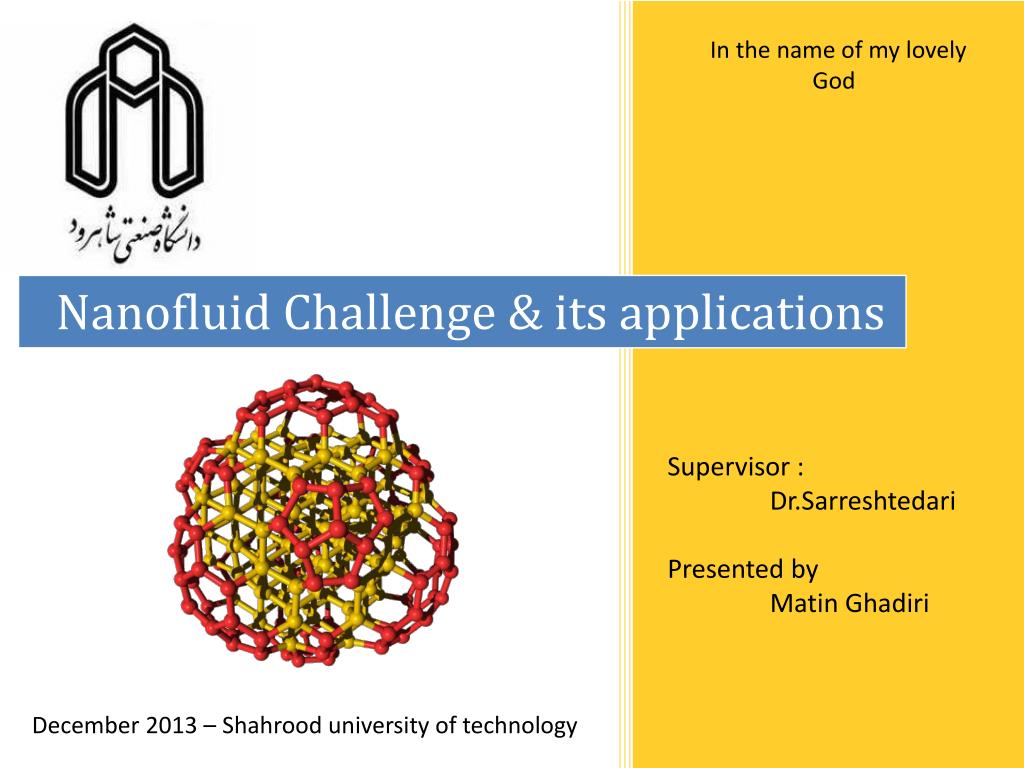 PPT - Nanofluid Challenge & its applications PowerPoint Presentation ...