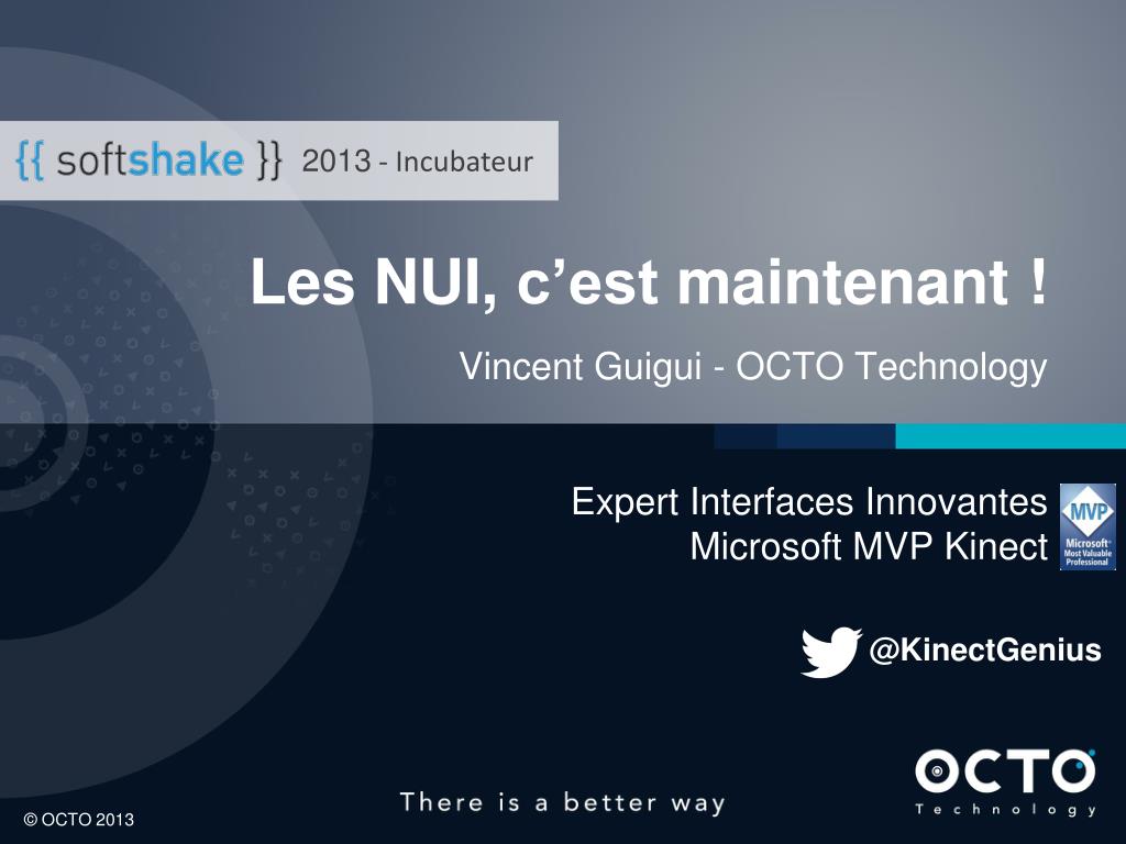 PPT - Innovantes Interfaces: NUI Evolution & Applications | Expert ...