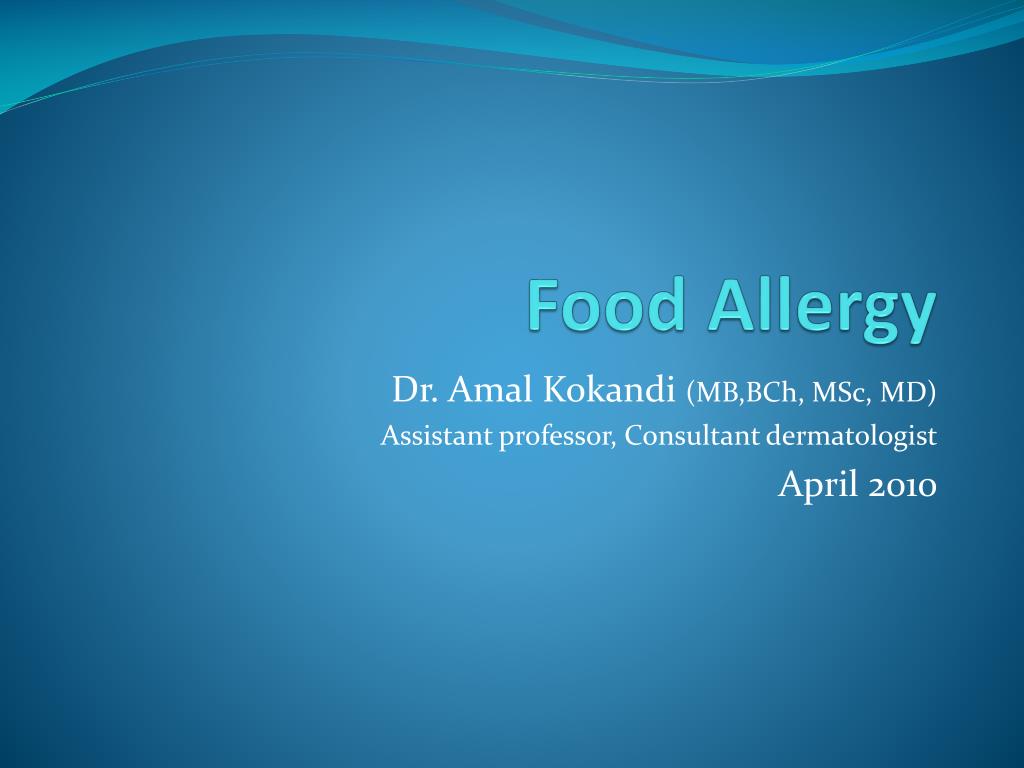 PPT - Food Allergy PowerPoint Presentation, free download - ID:2035943