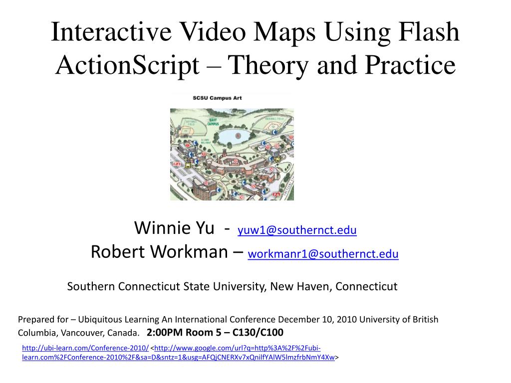 PPT - Interactive Video Maps Using Flash ActionScript – Theory and ...