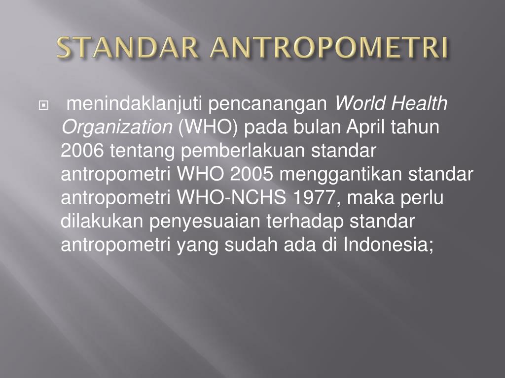 PPT - STANDAR ANTROPOMETRI PowerPoint Presentation, free download - ID ...