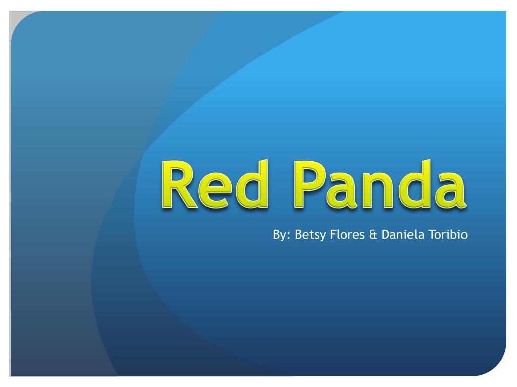 PPT - Red Panda PowerPoint Presentation, free download - ID:2038272