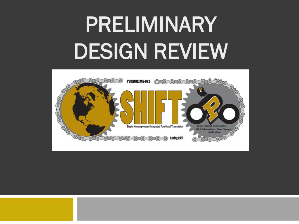 PPT - PRELIMINARY DESIGN REVIEW PowerPoint Presentation, free download ...