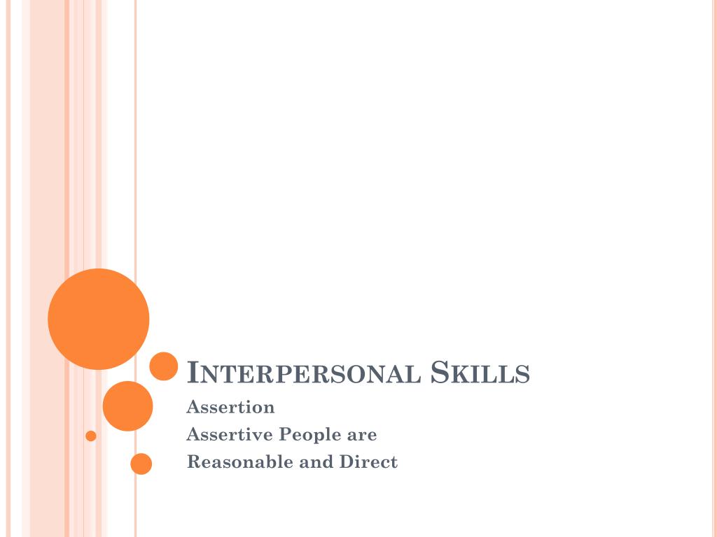 PPT - Interpersonal Skills PowerPoint Presentation, free download - ID ...
