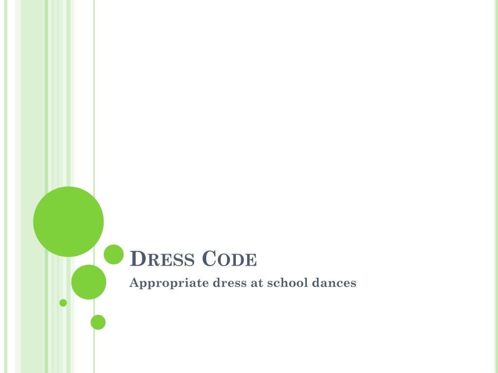 PPT - Dress Code PowerPoint Presentation, free download - ID:2042035