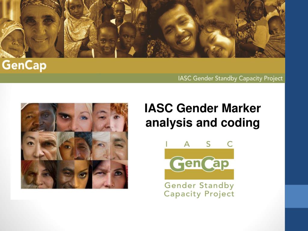 PPT - IASC Gender Marker analysis and coding PowerPoint Presentation ...