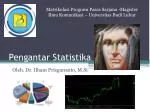 PPT - PENGANTAR STATISTIKA DASAR PowerPoint Presentation, free download ...