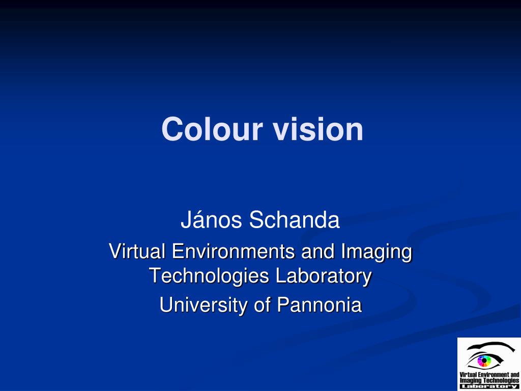 PPT - Colour vision PowerPoint Presentation, free download - ID:2044338