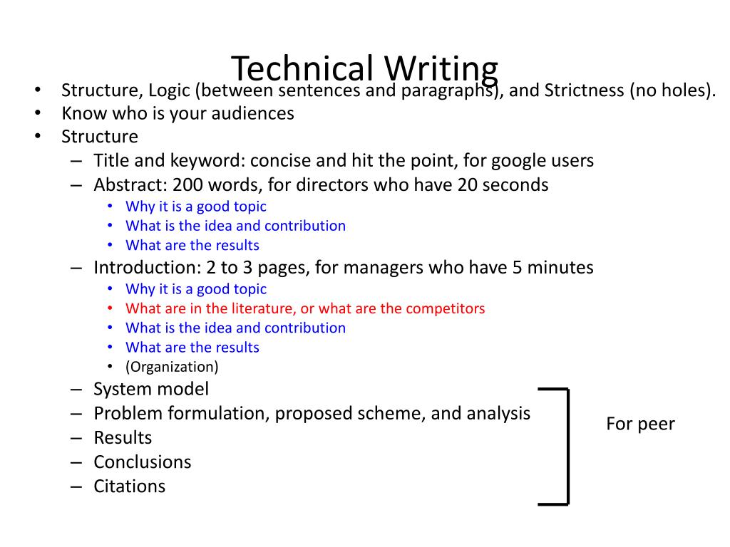 PPT - Crafting Effective Technical Writing Guides PowerPoint ...