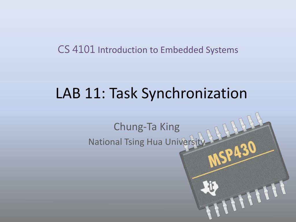 PPT - LAB 11: Task Synchronization PowerPoint Presentation, free ...