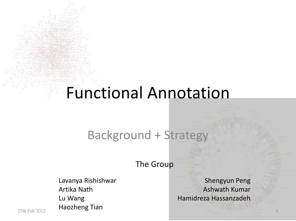 PPT - Functional Annotation PowerPoint Presentation, free download - ID ...
