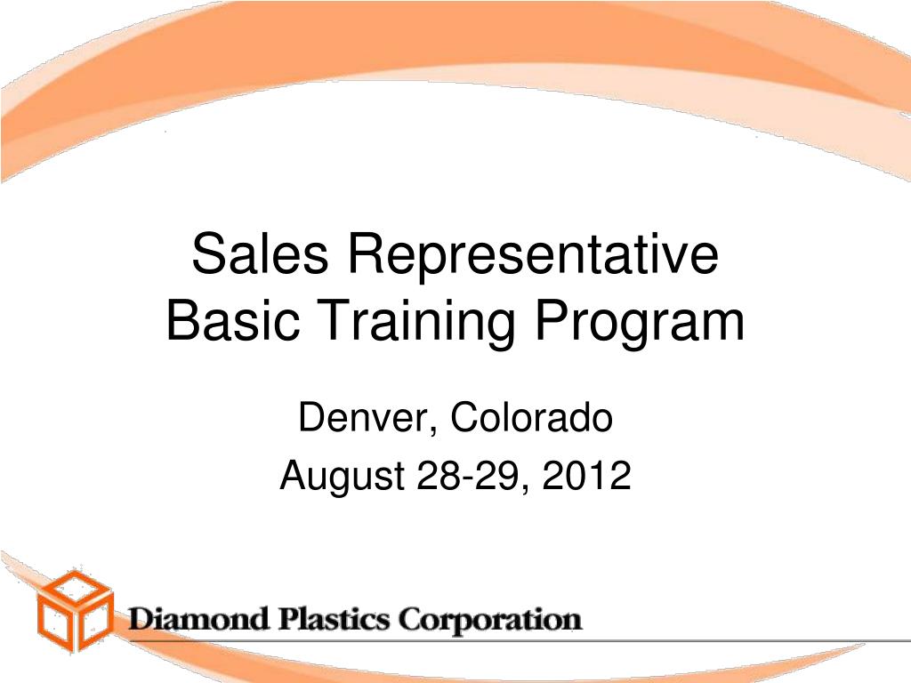 PPT - Sales Representative Basic Training Program PowerPoint ...
