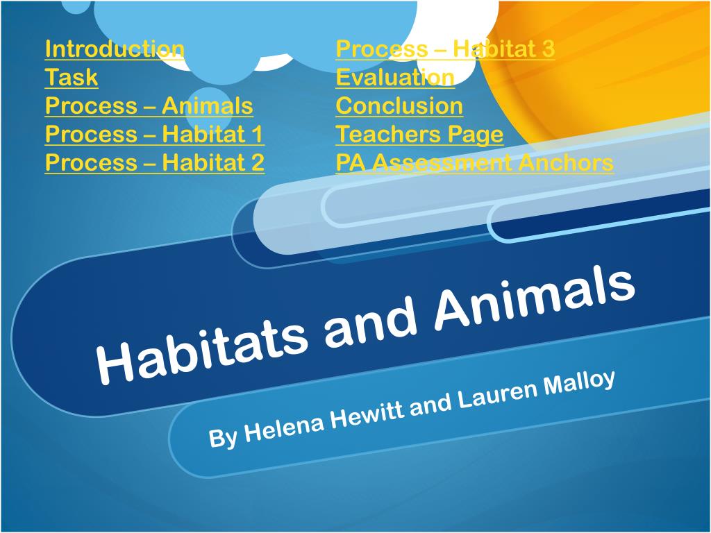 PPT - Habitats and Animals PowerPoint Presentation, free download - ID ...