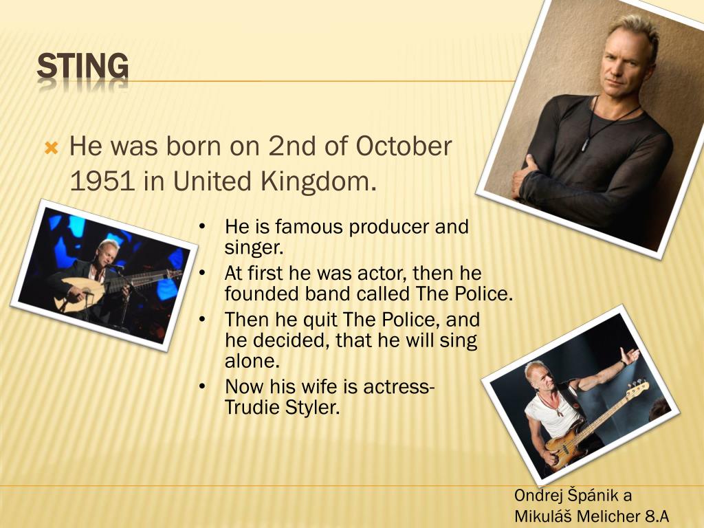 PPT - Sting PowerPoint Presentation, free download - ID:2049917