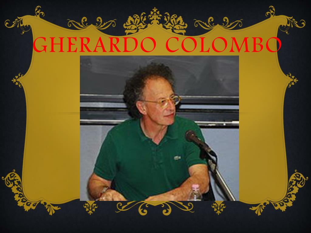 PPT - Gherardo Colombo PowerPoint Presentation, free download - ID:2050836