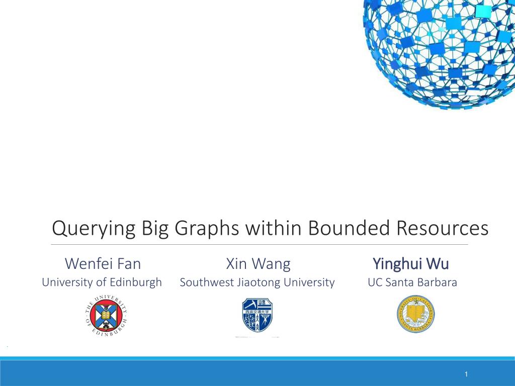 PPT - Querying Big Graphs within Bounded Resources PowerPoint Presentation - ID:2052367