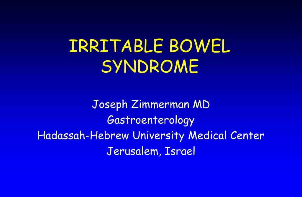 PPT - IRRITABLE BOWEL SYNDROME PowerPoint Presentation, free download ...