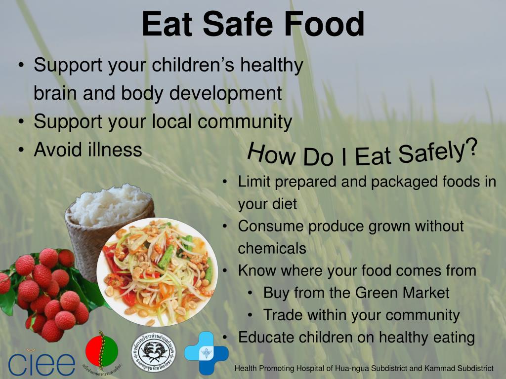 PPT - How Do I Eat Safely? PowerPoint Presentation, free download - ID ...
