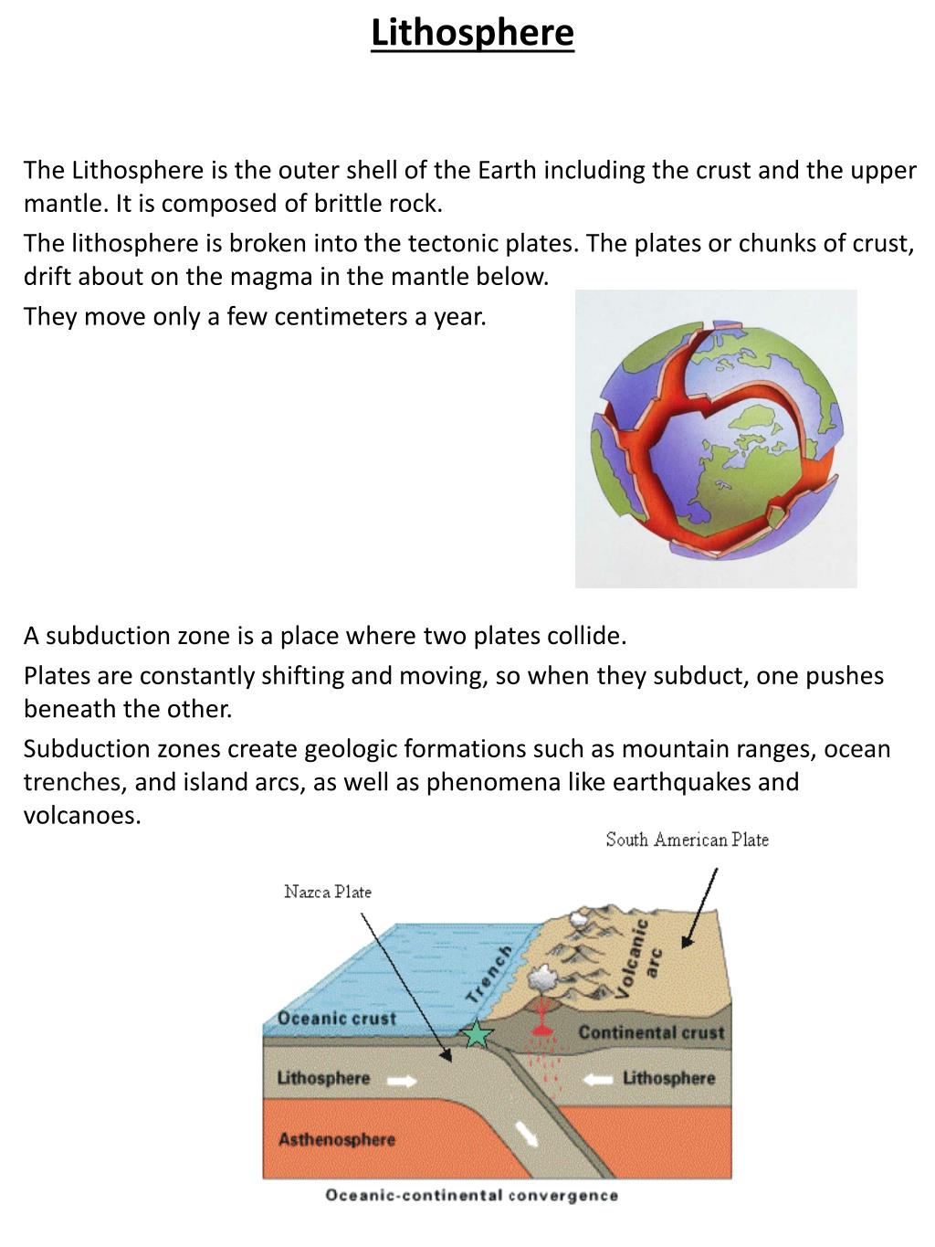 PPT - Lithosphere PowerPoint Presentation, free download - ID:2054628