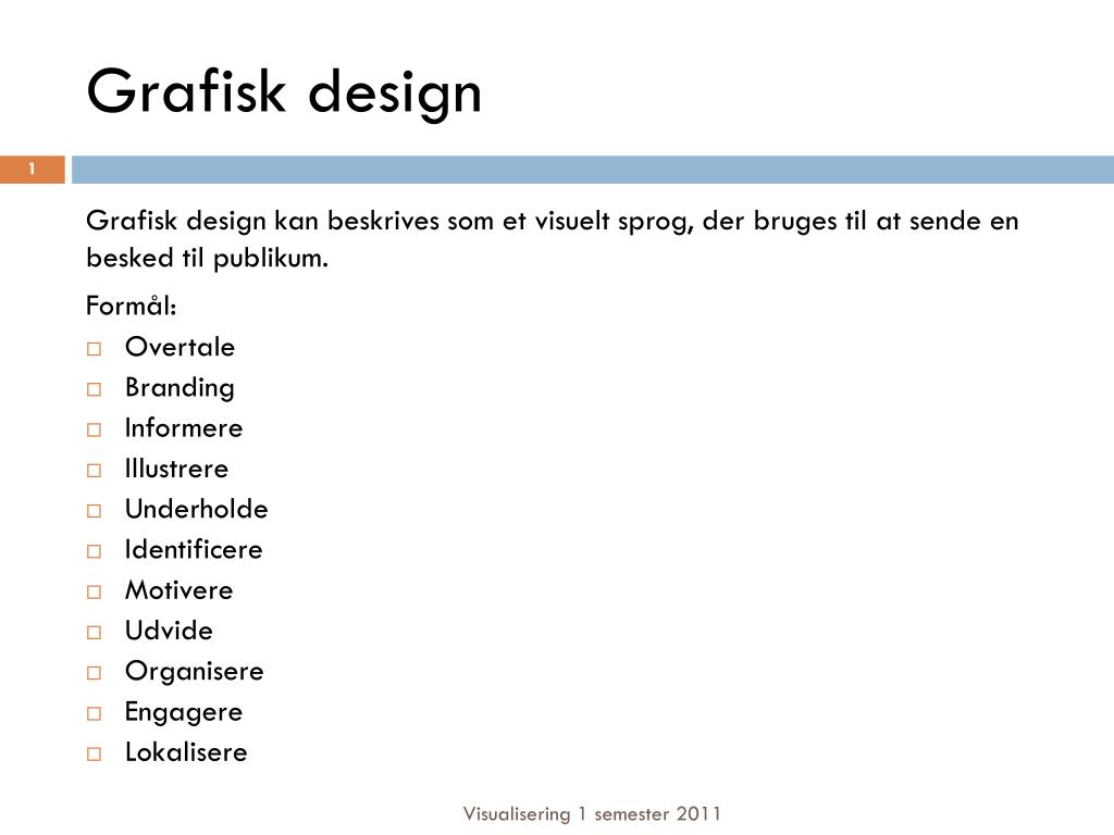 PPT - Grafisk design PowerPoint Presentation, free download - ID:2054829