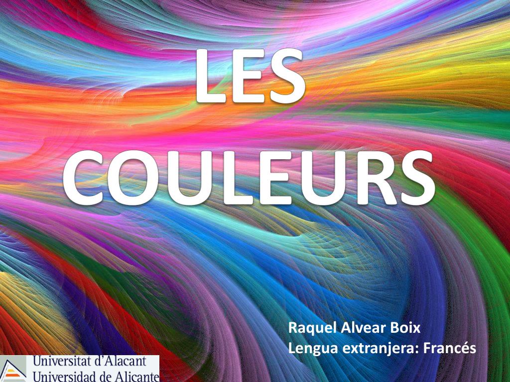 PPT - LES COULEURS PowerPoint Presentation, free download - ID:2056177