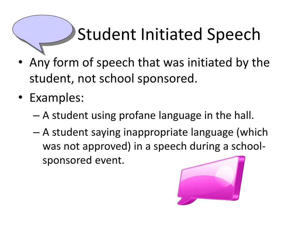 PPT - Student Initiated Speech PowerPoint Presentation, free download ...