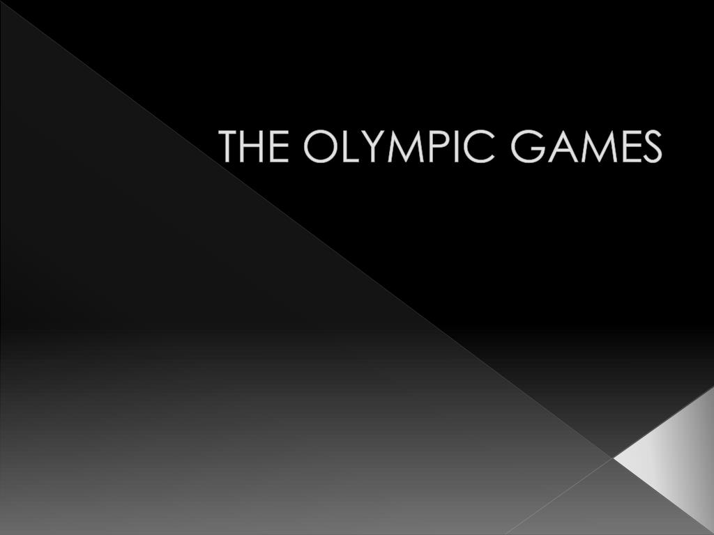 PPT - THE OLYMPIC GAMES PowerPoint Presentation, free download - ID:2056917
