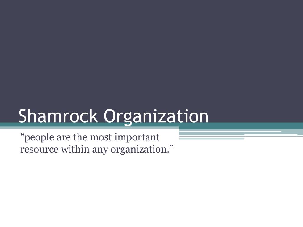 PPT - Shamrock Organization PowerPoint Presentation, free download - ID ...