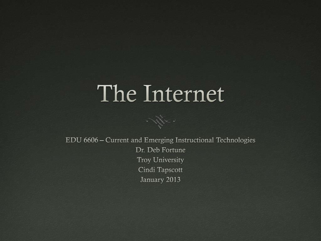 PPT - The Internet PowerPoint Presentation, free download - ID:2061325