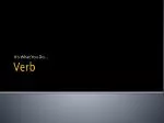 PPT - Verb Clock PowerPoint Presentation, free download - ID:6867389