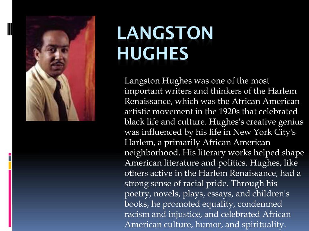 PPT - Langston Hughes PowerPoint Presentation, free download - ID:2061877