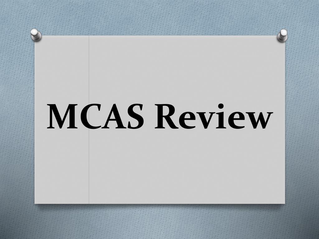PPT - MCAS Review PowerPoint Presentation, free download - ID:2062062