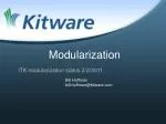 PPT - First Steps in Modularization PowerPoint Presentation, free ...