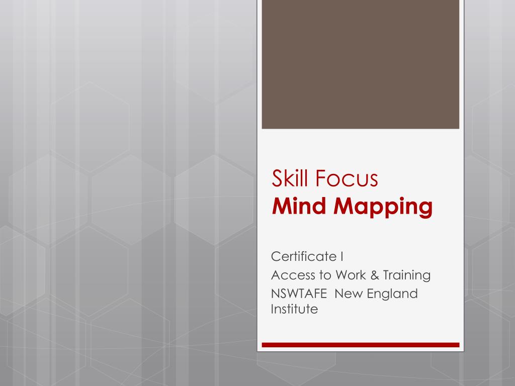 PPT - Skill Focus Mind Mapping PowerPoint Presentation, free download ...