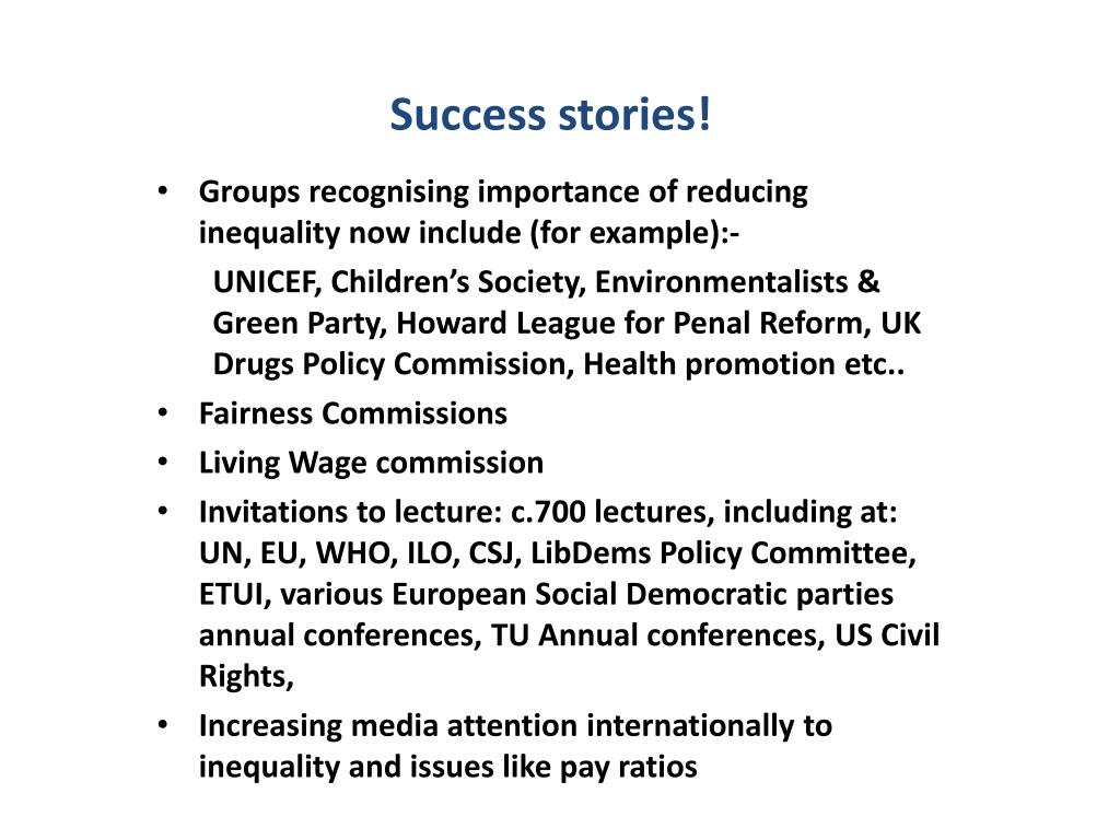 PPT - Success stories! PowerPoint Presentation, free download - ID:2065001