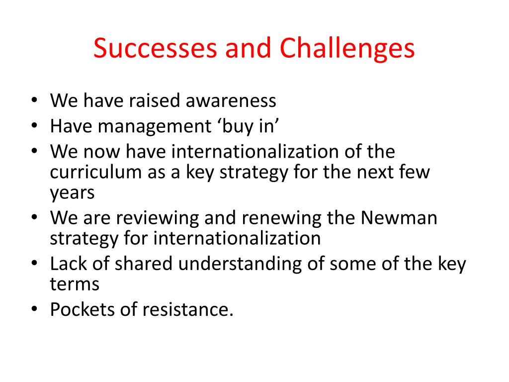 PPT - Successes and Challenges PowerPoint Presentation, free download ...