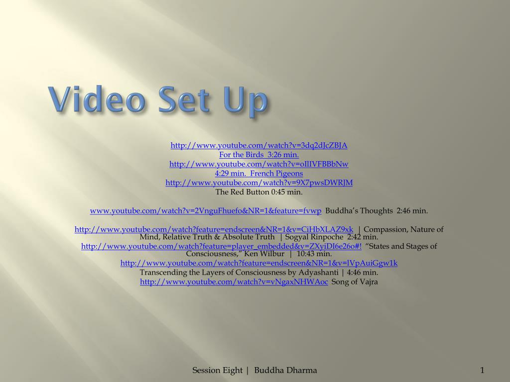 PPT - Video Set Up PowerPoint Presentation, free download - ID:2065323