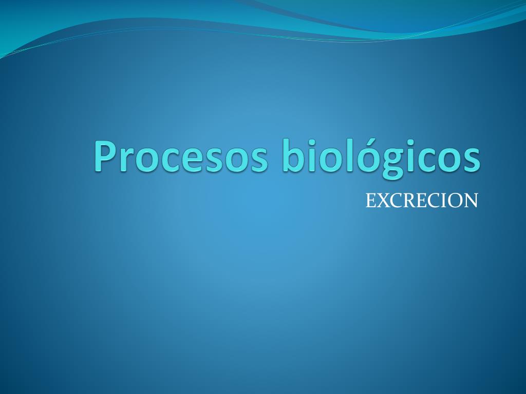 PPT - Procesos biológicos PowerPoint Presentation, free download - ID ...