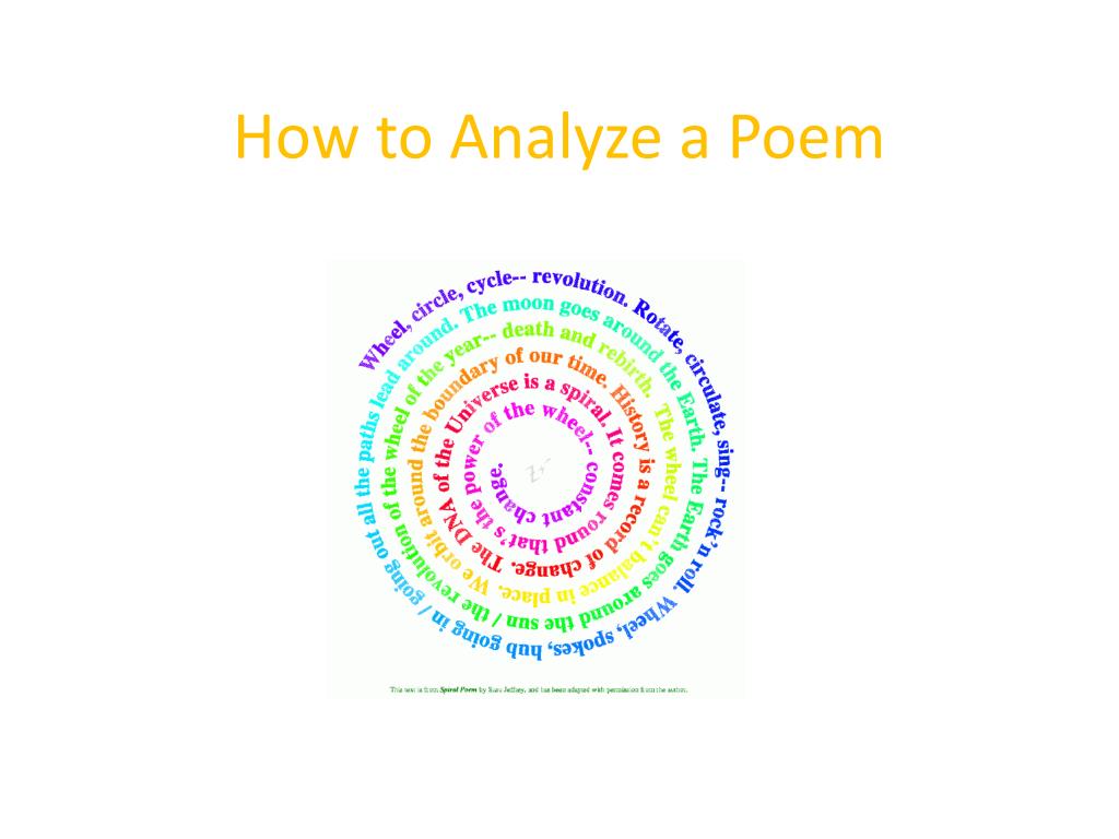 PPT - How to Analyze a Poem PowerPoint Presentation, free download - ID ...