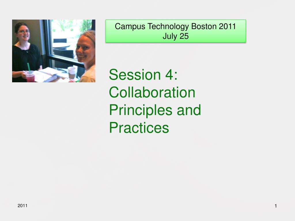 PPT - Session 4: Collaboration Principles and Practices PowerPoint ...