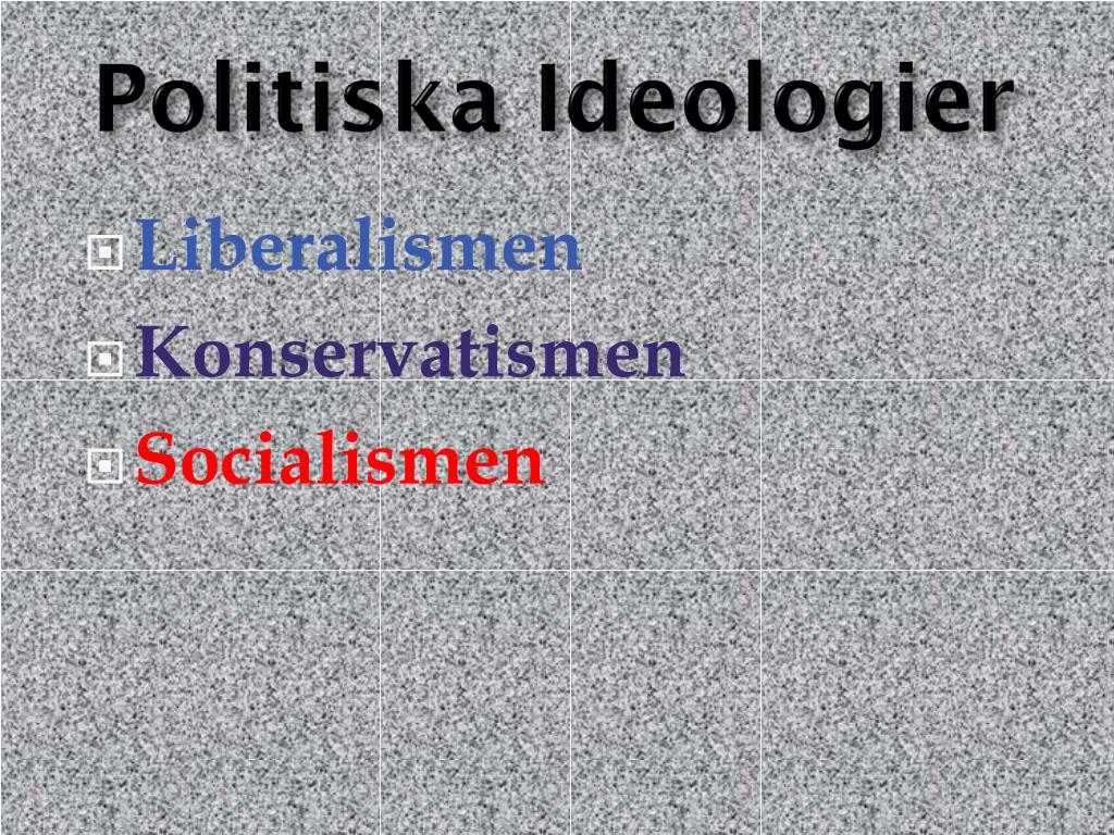 PPT - Politiska Ideologier PowerPoint Presentation, free download - ID ...