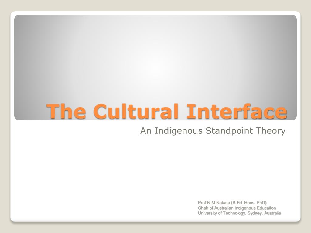 PPT - The Cultural Interface PowerPoint Presentation, free download ...