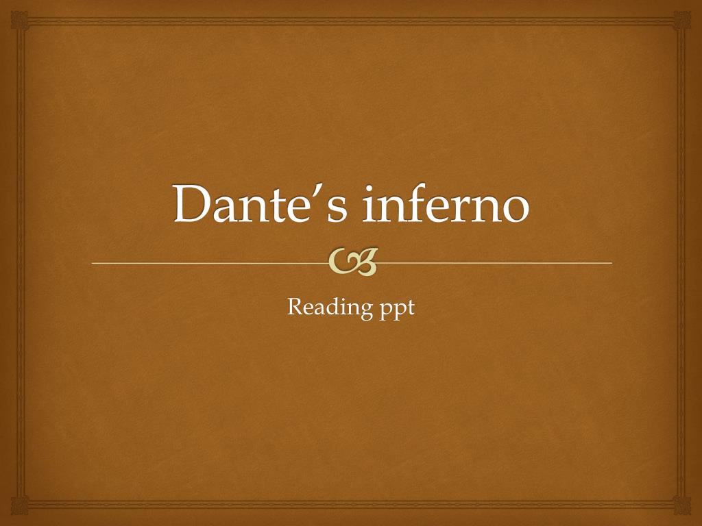 PPT - Dante’s inferno PowerPoint Presentation, free download - ID:2070654
